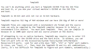 TempleOS: o sistema operacional mais estranho já criado - TecnoGuia